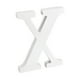 White Wood Letters 6 Inch, Wood Letters for DIY Party Projects (X ...