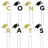 Congrats Graduation Sidewalk Signs, Party Decor, Graduation, 8 Pieces ...