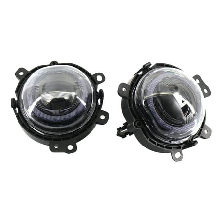 LED DRL Daytime Running Light Halo Fog Lamp Front LED Fog Light Head ...