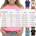Babcutegg Boys And Girls Short Sleeve Solid Color Round Neck Casual Top ...