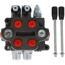 Hydraulic Directional Double Acting Control Monoblock Valve, 2 Spool ...