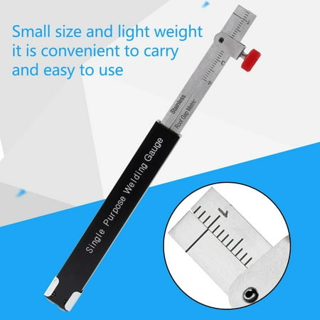 1pc Welding Gauge, 0-4mm Steel Internal Single Purpose Welding Gauge ...