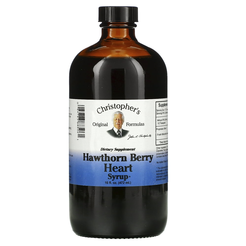 Christopher's Original Formulas Hawthorn Berry Heart Syrup, 16 fl oz ...