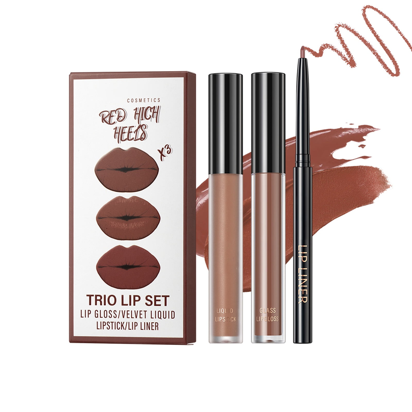 2PCS Makeup Soft Matte Lip Cream, lightweight liquid lipstick Long ...