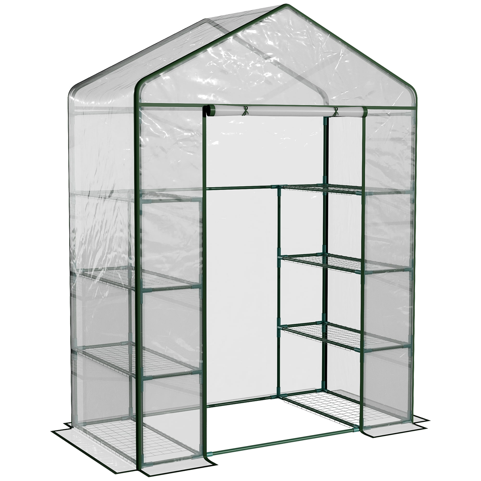 Click here for Outsunny 56 X 29 X 77 Portable Walk-In Greenhouse... prices