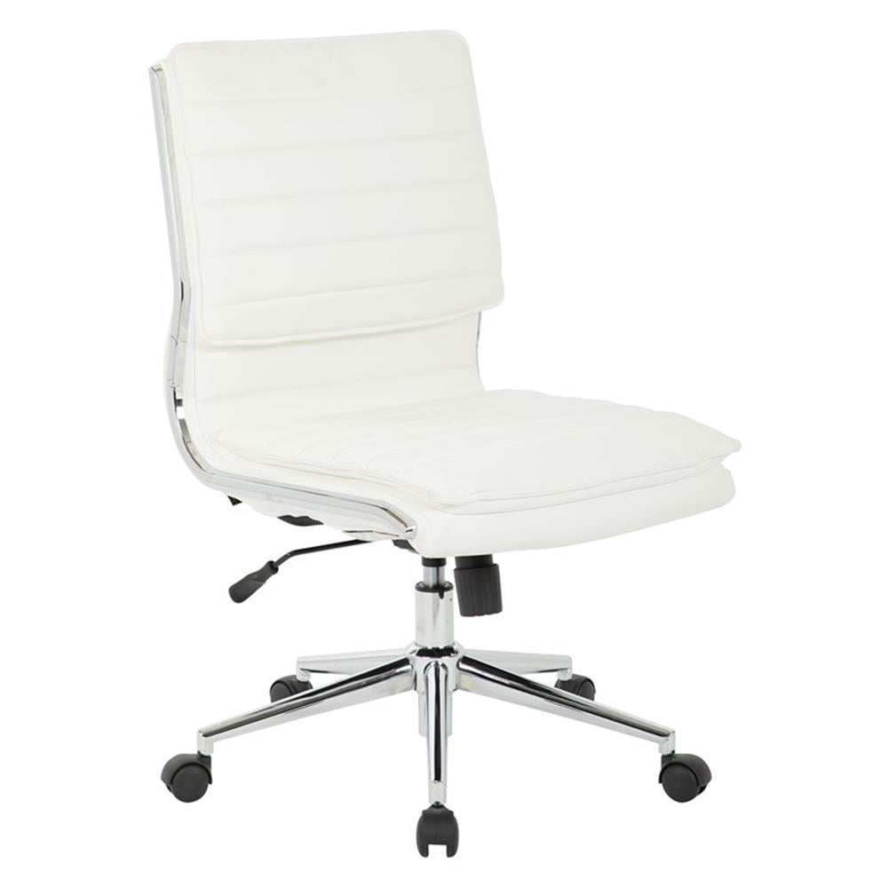 Click here for Office Star Products Armless Mid Back Managers Fau... prices