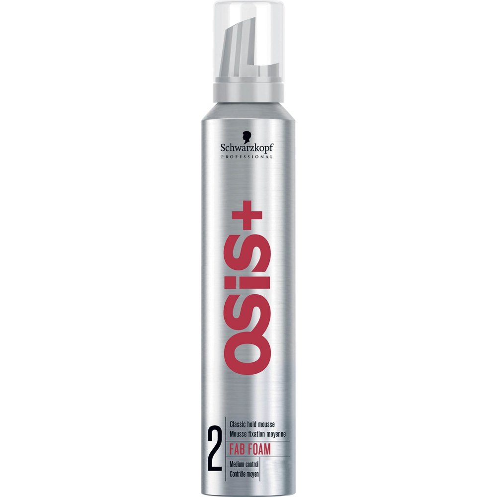 Schwarzkopf Osis + 2 Classic Hold Mousse Fab Foam - 7 oz - Walmart.com ...