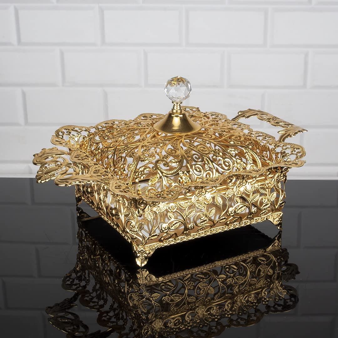 Handmade Fancy Candy Dish, Stainless Metal Decorative Sugar Serving ...