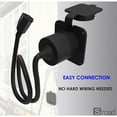 15 Amp 125V Power Inlet Receptacle With 18-Inch Cord, NEMA 5-15R ...
