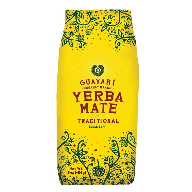 Guayaki Traditional Loose Yerba Mate Dietary Supplement 16 Oz Pack