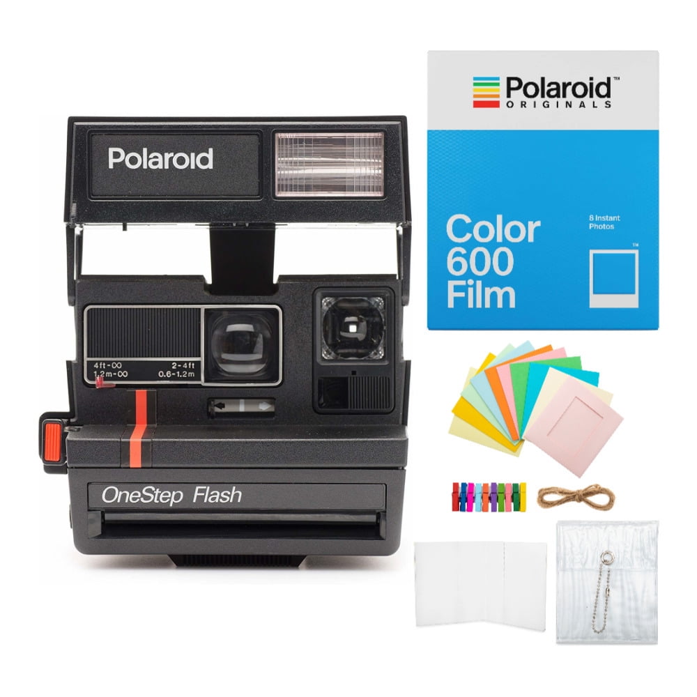 Polaroid 600 Red Stripe Instant Film Camera with Instant Film and Film ...