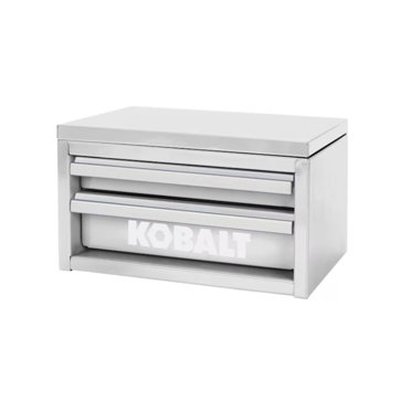 WORKPRO Mini Metal Tool Box with 2 Drawers and Top Storage, Small Tool ...