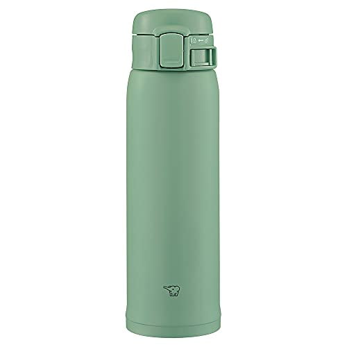 Zojirushi (ZOJIRUSHI) Water bottle direct drinking [One-touch open] Stainless mug 480ml Khaki SM ...