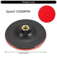 2Pcs/set 125mm Backing Pad Adhesive Backed Plate Abrasive Disk For ...
