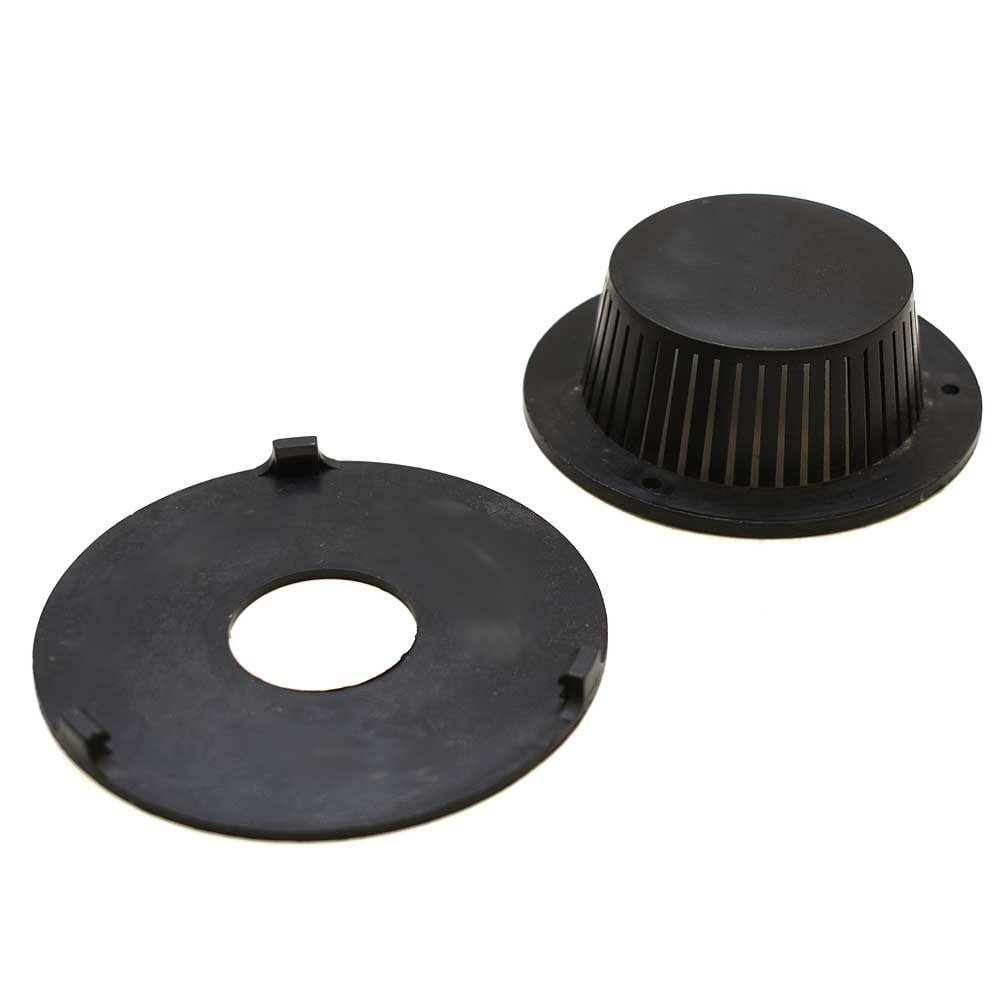 Boat Thru Hull Filter | Livewell Aerator Pump 2 Inch Black - Walmart.com