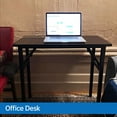 Wellynap 31.5" Folding Computer Desk, Multi-Functional Standing Desk ...