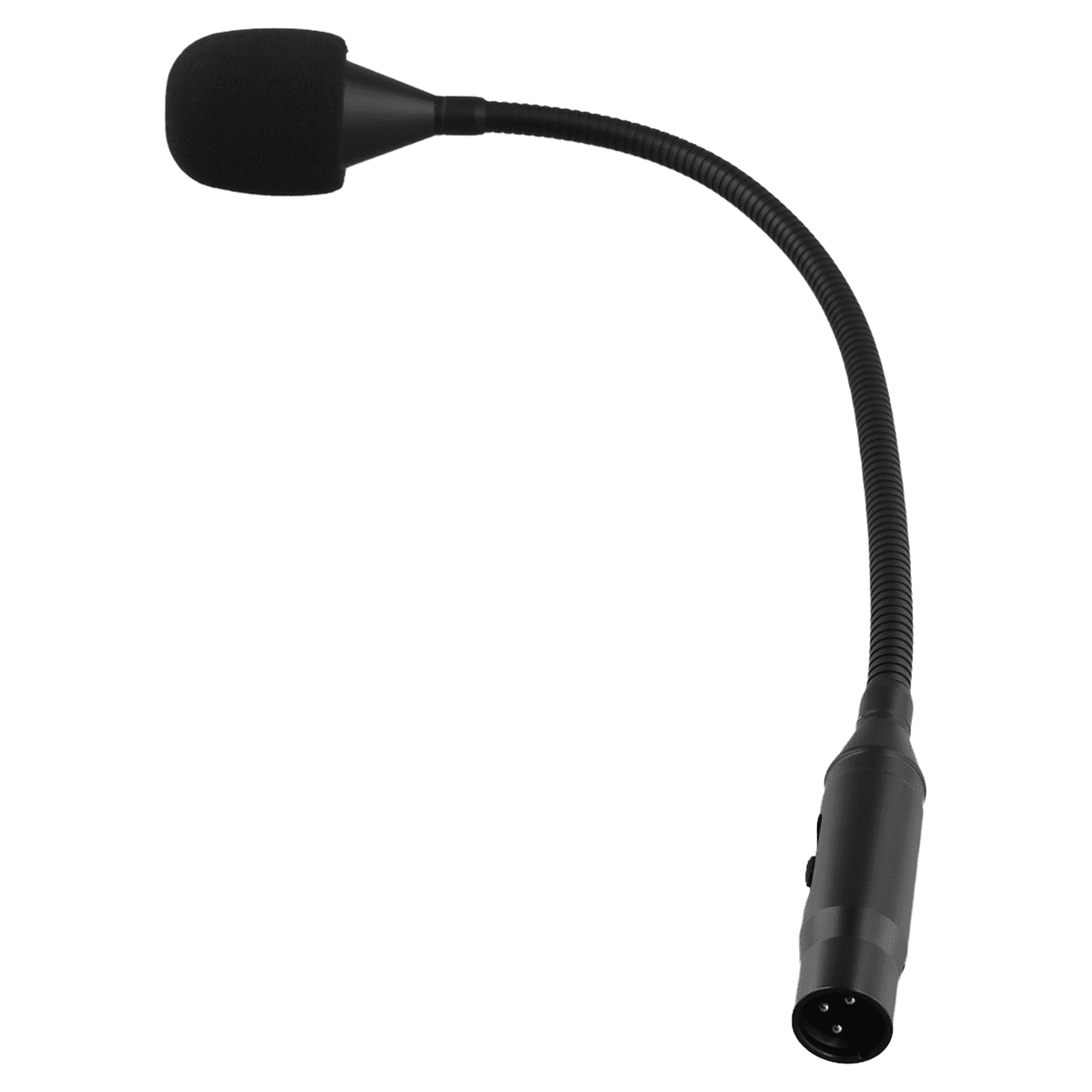 Gooseneck Microphone 3 Pin Flexible Noise Reduction Gooseneck Plug in ...