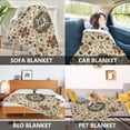 50x60 inch Crystal Fleece & Arctic Fleece Blanket Soft Bed Throws for ...