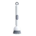 6-in-1 Dish Brush with Detergent Dispenser Features Adjustable Angle ...