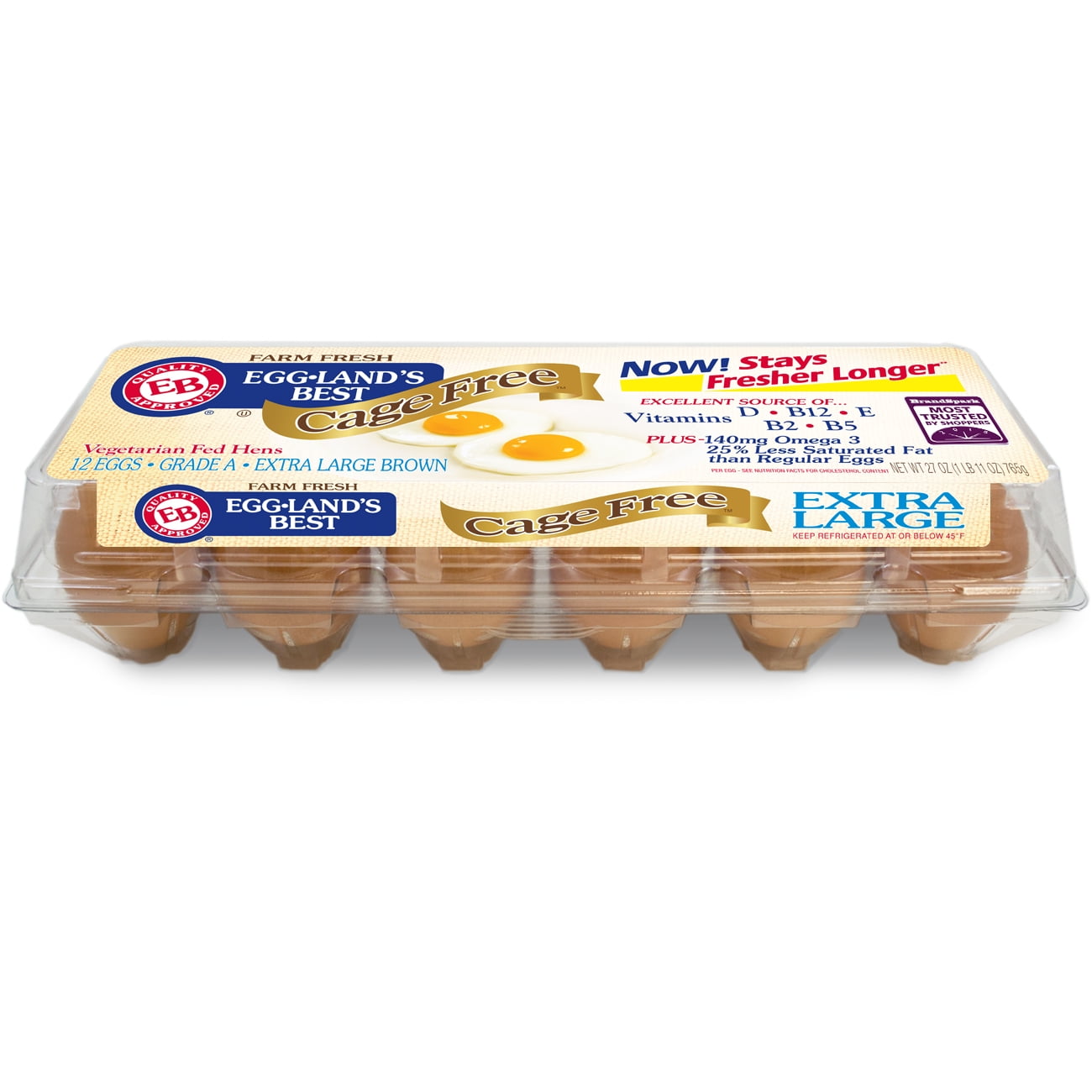 715141209518 UPC Eggland's Best Eggs, Grade A Brown Extra Large Cage Free