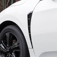Automotive Side Guard Transfers Pack Of 2 ABS Carbon fiber Ventilation ...