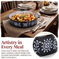 2 Pack Ceramic Baking Dish 9 Inch Non-Stick Pie Pan with Double Handle ...