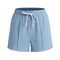 Casual Shorts For Women Pocketed Solid Pull On City Walk Minimal Summer ...