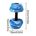 Camouflage Water Aerobic Dumbbells, EVA Foam Aquatic Dumbbells, Pool ...