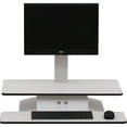 Lorell, LLR99549, Sit-to-Stand Electric Desk Riser, 1 Each, White ...