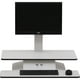 Lorell, LLR99549, Sit-to-Stand Electric Desk Riser, 1 Each, White ...