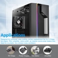 1202512 fan 2 pin, silent hydraulic bearing DC brushless cooling fan ...