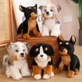 Realistic Plush Dog Toys, Tibetan Mastiff Labrador Bulldog Pomeranian ...