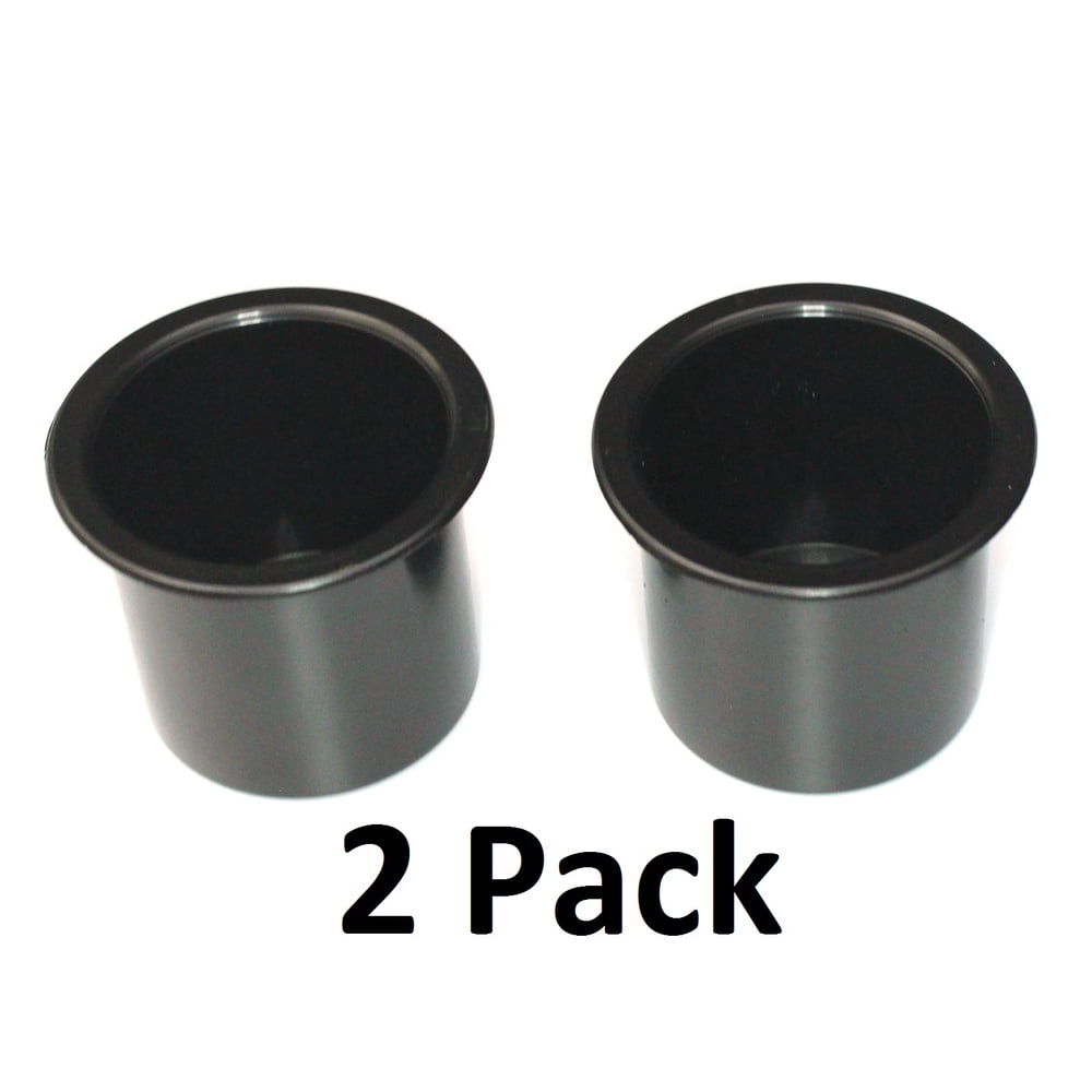 2 PACK Black Plastic Cup Holders For Boat Car Sectional Sofa Couch ...