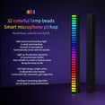 RGB Sound-Activated Music Rhythm Car Ambient Light - Gaming or Party ...