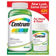 Pfizer Centrum Multivitamin/Multimineral, 100 ea - Walmart.com