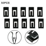 50pcs Black Car Console Dash Dashboard Trim Metal Retainer Rivet ...