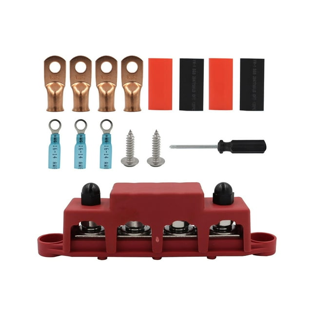 Power Distribution Terminal Block Terminal Distribution Block with Dust ...