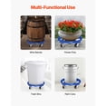 55 Gallon Drum Dolly with 2000 lbs Load Capacity, Heavy-Duty Barrel ...