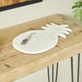 DecMode White Marble Cutting Board Set - Cheese Knife - Home Gift ...