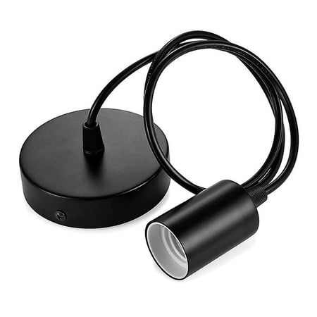 cueiha Metal Pendant Lamp, E27 Lamp Holder With Cable, 100cm Pendulum ...