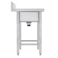 Wilprep Stainless Steel Sink, Commercial Kitchen Workstation, Utility ...