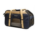 Bergan Pet Products Bergan Top Loading Comfort Carrier - Navy and Sand ...