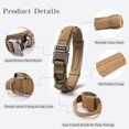 Adjustable Tactical Nylon Dog Collar with Control Handle and Heavy Duty ...