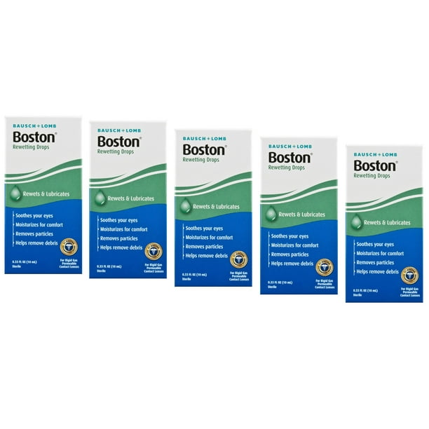 Bausch + Lomb Boston Rewetting Drops For Rigid Gas Permeable Contact ...