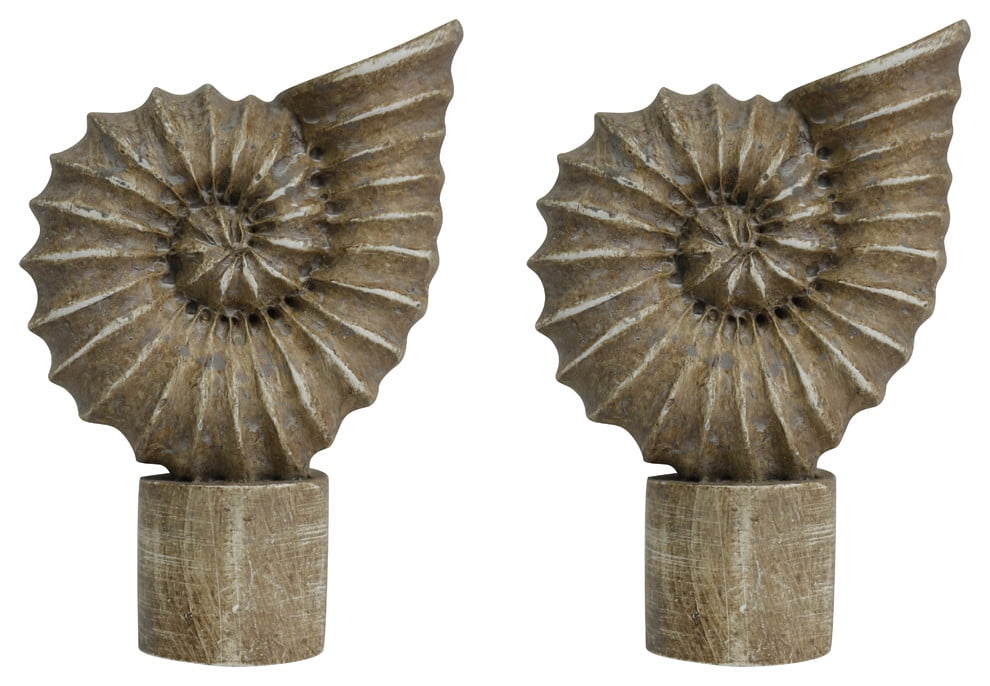Urbanest Seashell Finial, 2 5/8" Tall, Cottage, Set of 2 - Walmart.com