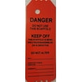 Red Laminated Scaffolding Tag (QTY-10 per Pack) DANGER Do Not Use This ...