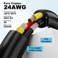 2/3/4/5Pin M8 Waterproof Cable Connector - Male & Female Plug for ...