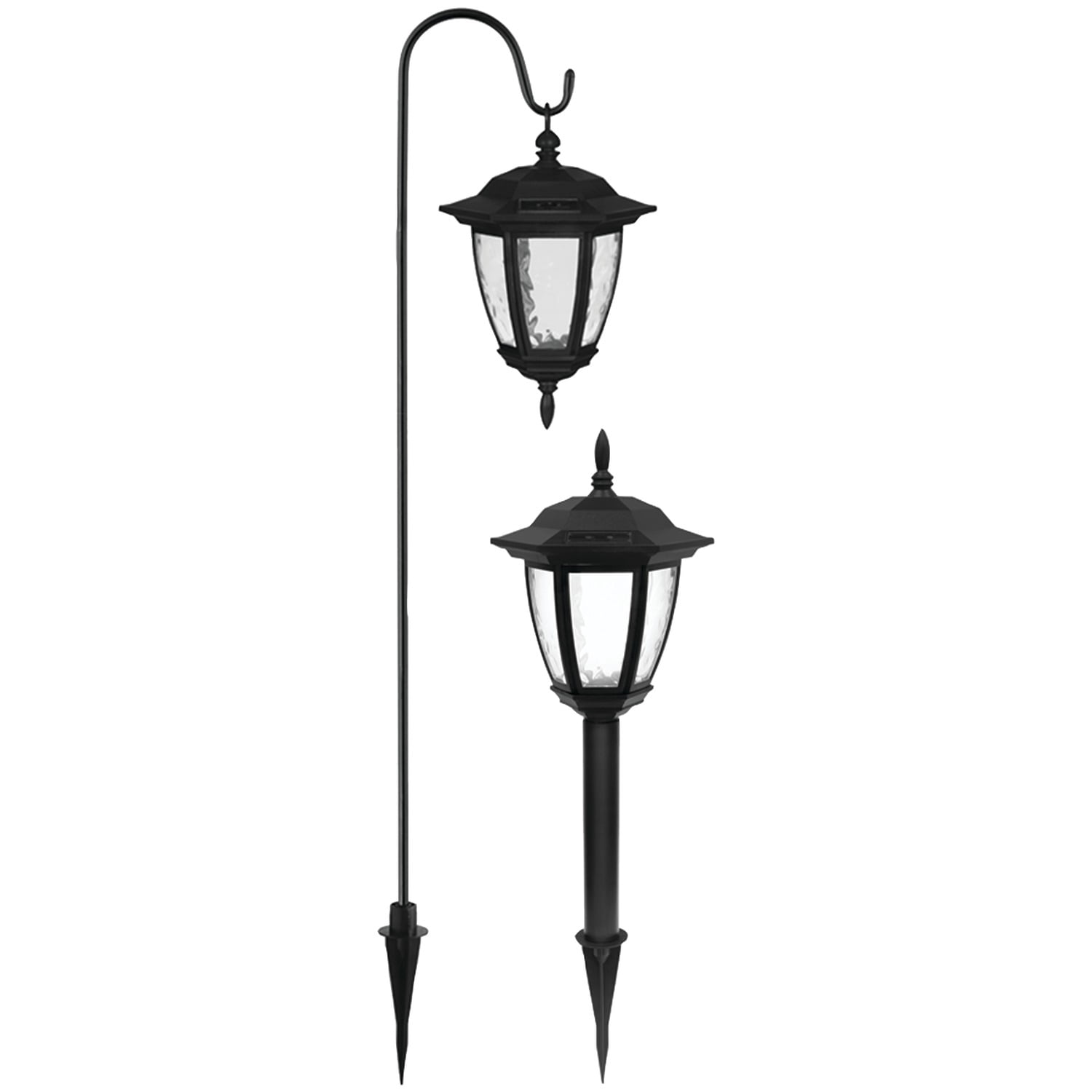 EZsolar CPM1A-R2-BK-2 Solar Dual-use Pathway Light - Walmart.com