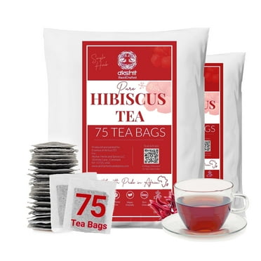 Hibiscus Tea Bags, Organic Flowers, Loose, Pure Leaf, Flor de Jamaica ...