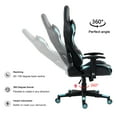Gaming Chair with LED RGB Lights Ergonomic Office Computer Desk Chair ...